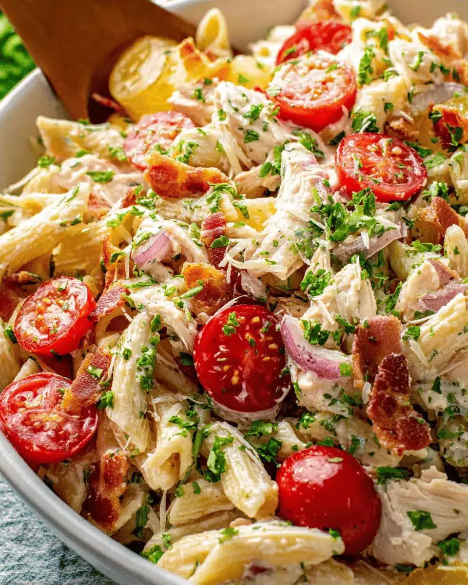 Chicken Club Pasta Salad