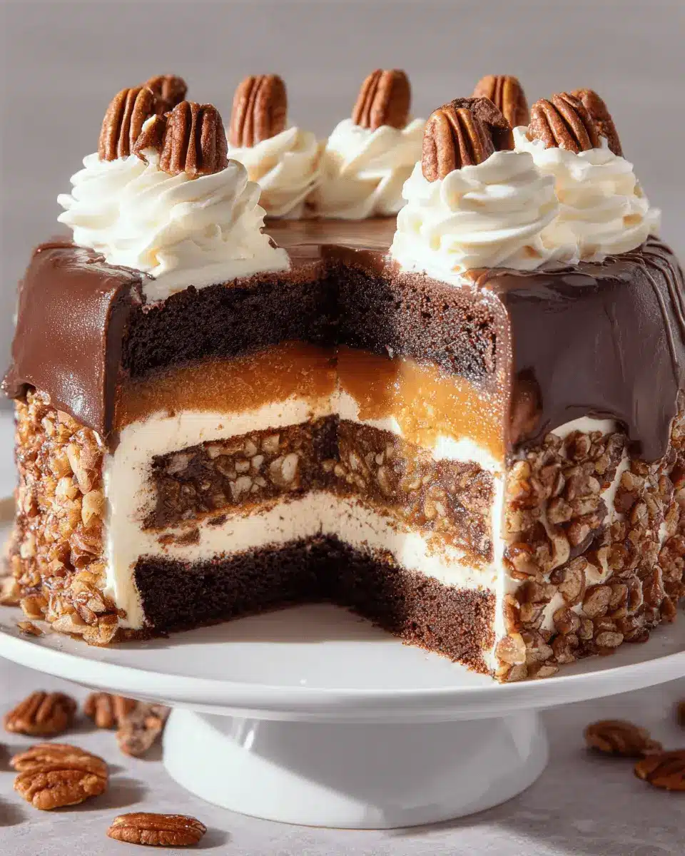 Chocolate Pecan Piecaken