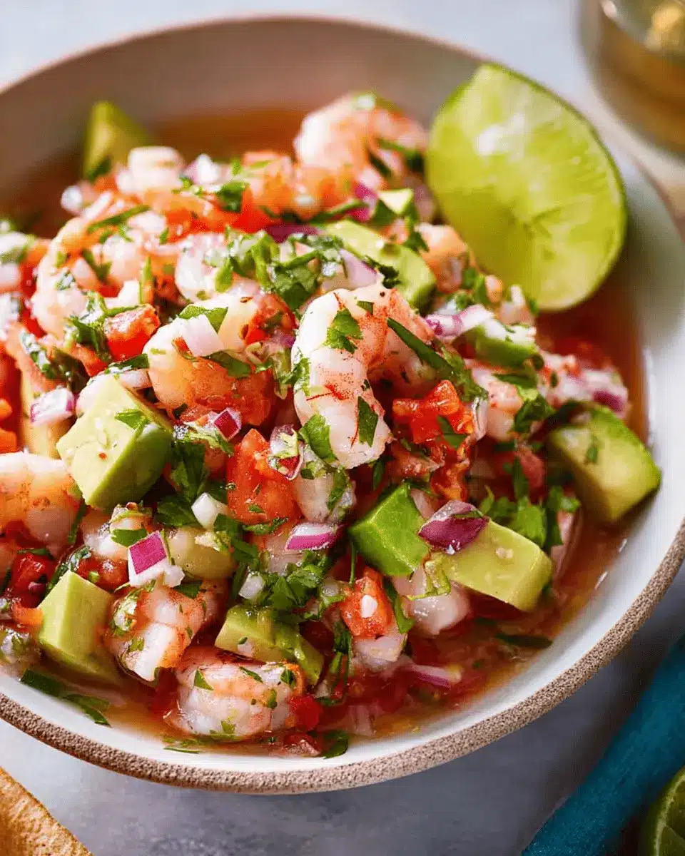 easy shrimp ceviche