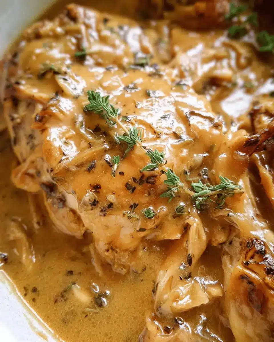 Crockpot Chicken & Gravy